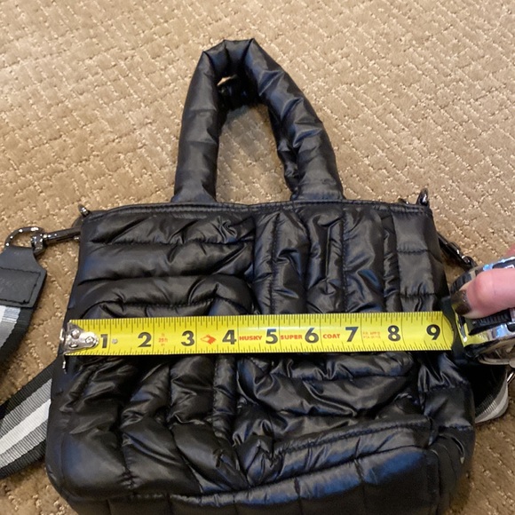 THINK ROYLN | Bags | Think Rolyn Black Quilted Crossbody Bag With ...